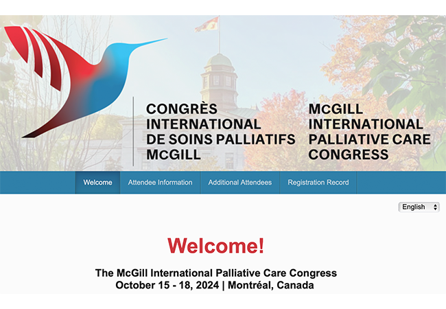McGill International Palliative Care Congress | Massachusetts Coalition for Serious Illness Care